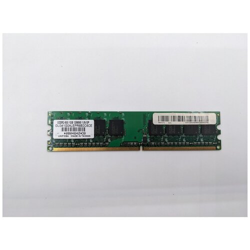 Оперативная память Unifosa GU341G0ALEPR6B2C6CE, DDR2, 1GB, 6400 ОЕМ