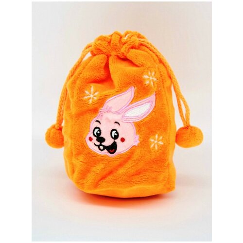 Сумка торба АКИМБО КИТ Детские мешочки Т-94337-оранжевый-1114, фактура плетеная, бархатистая, оранжевый