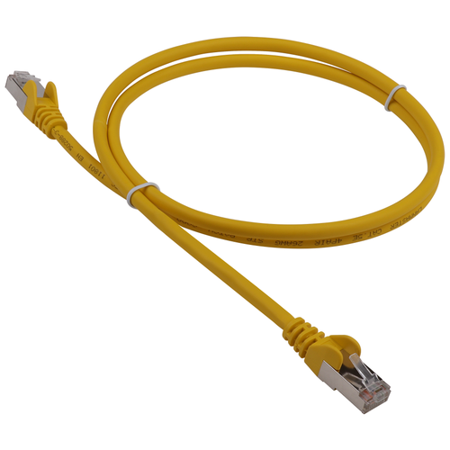 Патч-корд Lanmaster LAN-PC45 RJ-45 (m) - RJ-45 (m) CAT5e F/UTP, 5 м, 1 шт., желтый