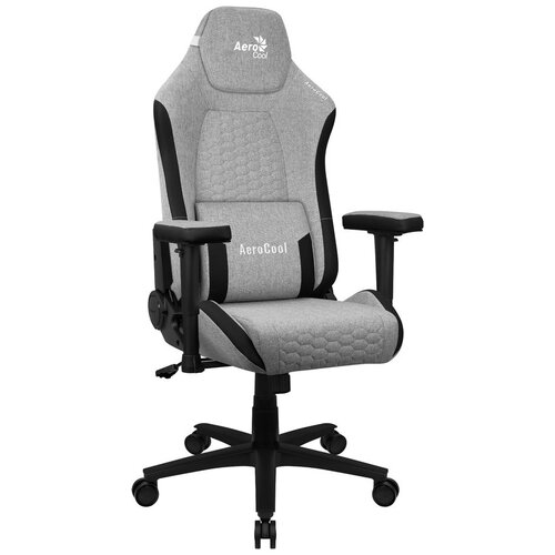 Компьютерное кресло AeroCool Crown игровое, обивка: текстиль, цвет: ash grey
