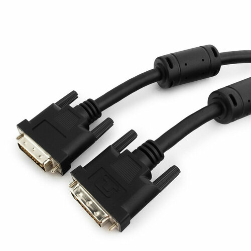 Кабель Cablexpert DVI-D single link , 19M/19M, 3.0м, черный, феррит. кольц