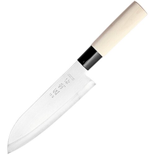 Нож кухонный «Сантоку» двусторонняя заточка L=29.5/16.5 см Sekiryu 4072466