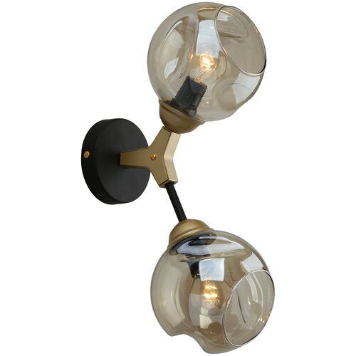 Настенный светильник Omnilux Sandrigo OML-93601-02, E14, 80 Вт, кол-во ламп: 2 шт.