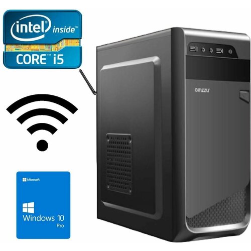 Системный блок Intel core I5-3470, 3.2 ГГц, RAM 16Gb, SSD 480Gb, Windows 10Pro, Wi-Fi офисный, для работы, для учебы, для дома