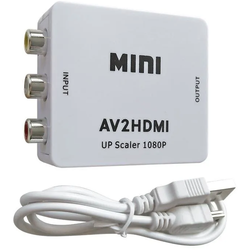 Переходник (модулятор) 3RCA (вход)- HDMI (выход)