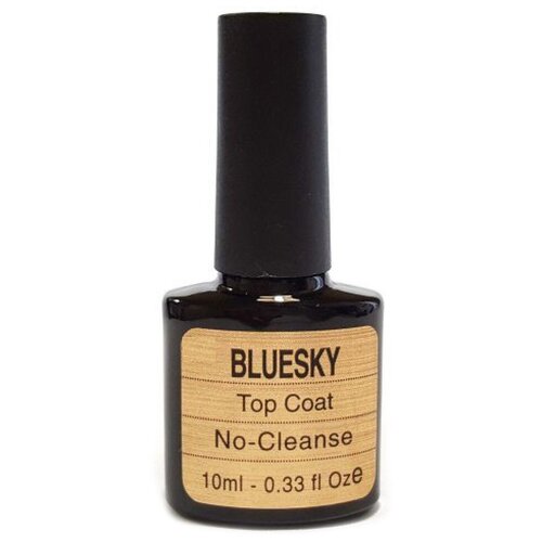 Bluesky Top Coat NO-Cleanse, прозрачный, 10 мл