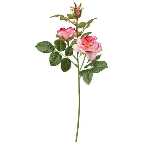 ИКЕА Роза искусственная СМИККА 80508387, 40 см 1 розовый 40 см