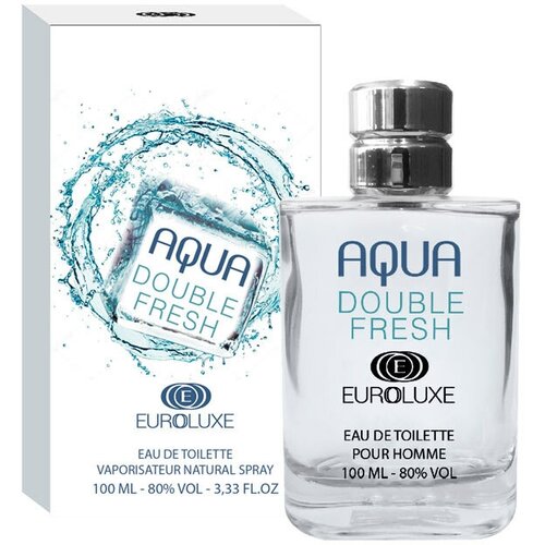 Euroluxe/Туалетная вода мужская Aqua Double Fresh, 100мл/Парфюм мужской
