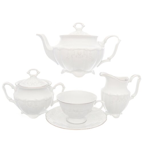 Чайный набор Свадебный узор Repast классическая чашка (15 предметов на 6 персон)