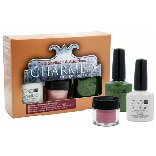 CND Набор для маникюра Charmed Limited Collection, 7.3 мл, Collection №1