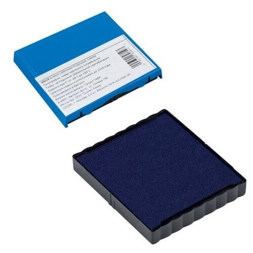 Штемпельная подушка Trodat 69819 синяя квадратная, 1 шт.