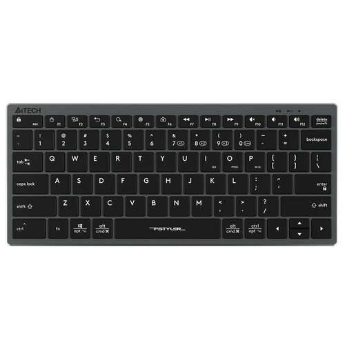 Клавиатура A4TECH Fstyler FBX51C, USB, Bluetooth/Радиоканал, серый [fbx51c grey]