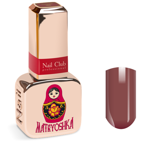 Nail Club professional Гель-лак коллекция Matryoshka, оттенок 1925 Stepanida, 13 мл.