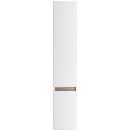 Шкаф-пенал, подвесной, правый, 30 см, белый глянец