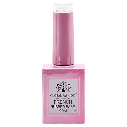 Global Fashion Базовое покрытие Rubber Base Coat French, 03, 15 мл
