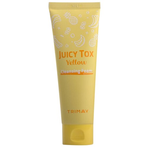 Trimay Пенка для умывания с экстрактами банана и ананаса Juicy Tox Yellow, 120 мл