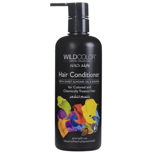 Wild Color Sweet Almond Oil & Keratin - Вайлд Колор Кондиционер для волос для окрашенных и химически обработанных волос, 1000 мл -