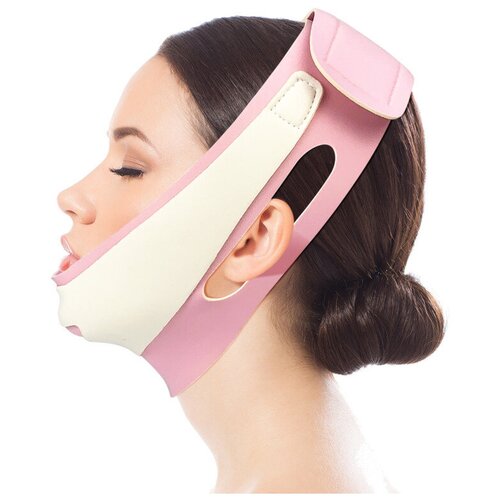 MyBalance бандаж для подбородка лифтинг маска многоразовая для коррекции овала лица, косметическая тейп маска белый