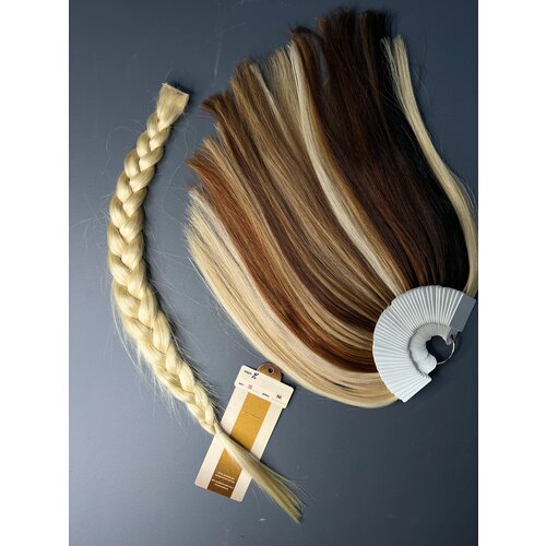 Коса из европейский волос ( волосы на заколках ) BelliCapelli на заколке 50 см №20%