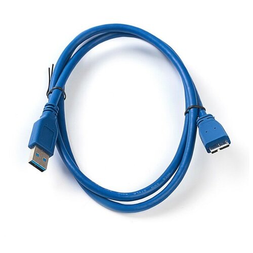 Кабель 5bites USB - microUSB (UC3002-010), 1 м, синий