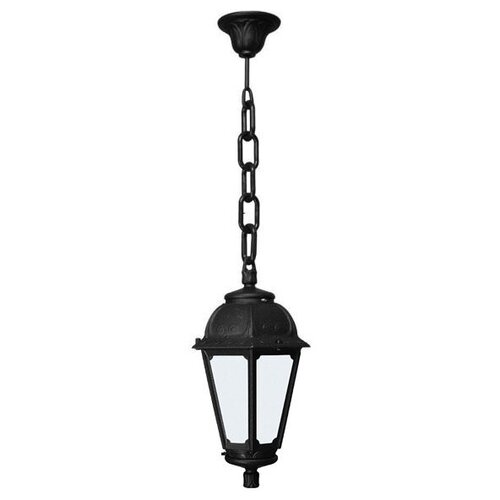 Fumagalli Уличный подвесной светильник Sichem/Saba K22.120.000.AYF1R, E27, 6 Вт, цвет арматуры: черный, цвет плафона белый