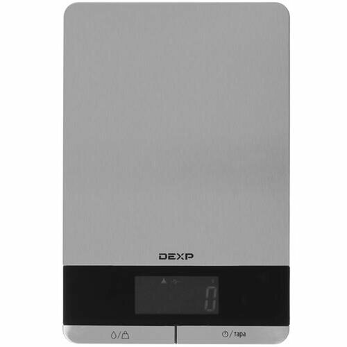 Кухонные весы DEXP KS-40 серебристый