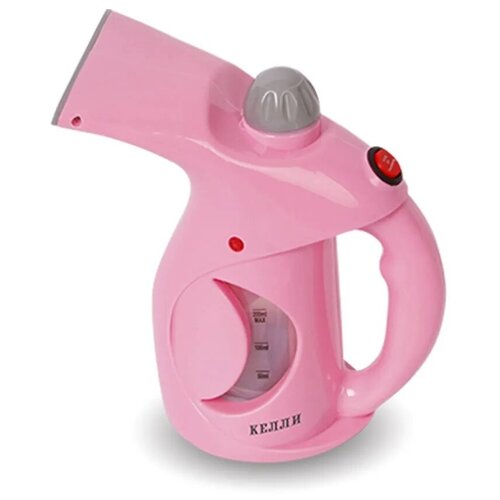 Ручной отпариватель - парогенератор для одежды Kelli, розовый
