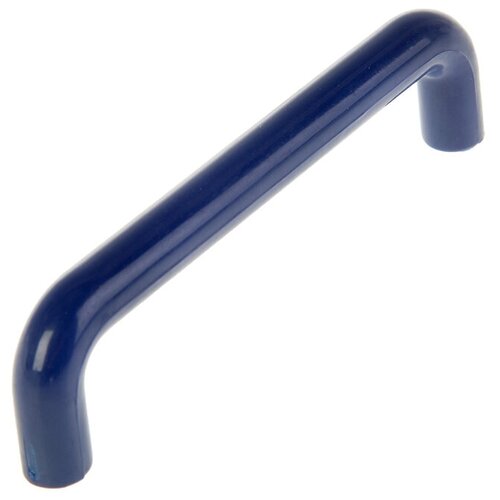 Ручка скоба PLASTIC 009, пластиковая, м/о 96 мм, синяя
