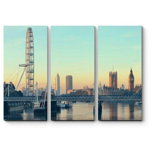 Модульная картина Чудесная панорама Лондона 160x115