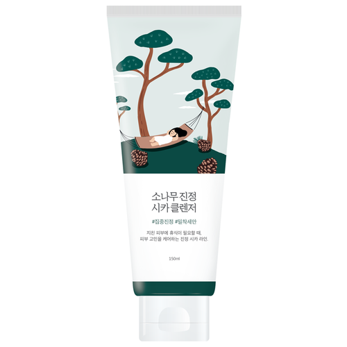 Крем Round Lab Очищающая пенка с экстрактом сосны и центеллы / Pine Calming Cica Cleanser 150 мл.