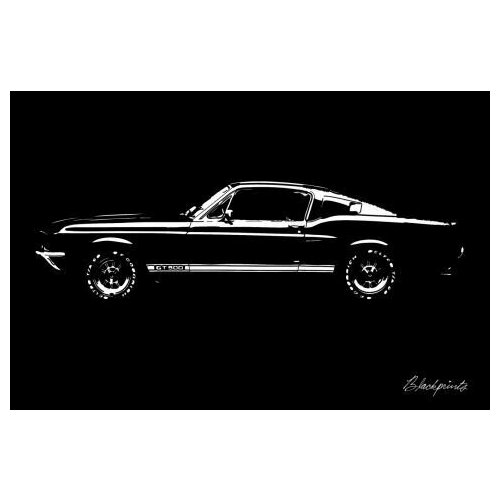 Плакат, постер на бумаге Ford Mustang Shelby-Форд Мустанг Шелби. Размер 42 х 60 см
