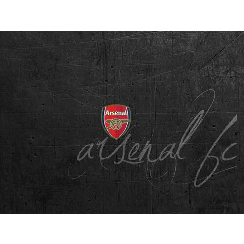 Плакат, постер на бумаге Английский профессиональный футбольный клуб из Северного Лондона. Arsenal logo, логотип Арсенала/спорт. Размер 21 х 30 см