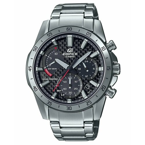 Наручные часы CASIO EQS-930D-1A, красный, серебряный