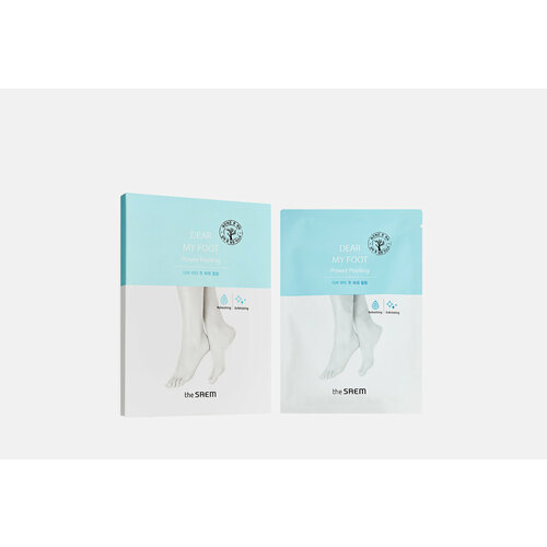 Маска для ног отшелушивающая THE Saem Dear My Foot Power Peeling / объём 80 мл
