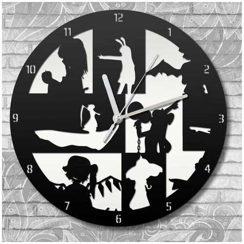 Настенные часы деревянные бесшумные аниме touhou тохо проект восток - 602