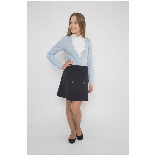 Школьная юбка Шалуны, размер 40, 158, синий