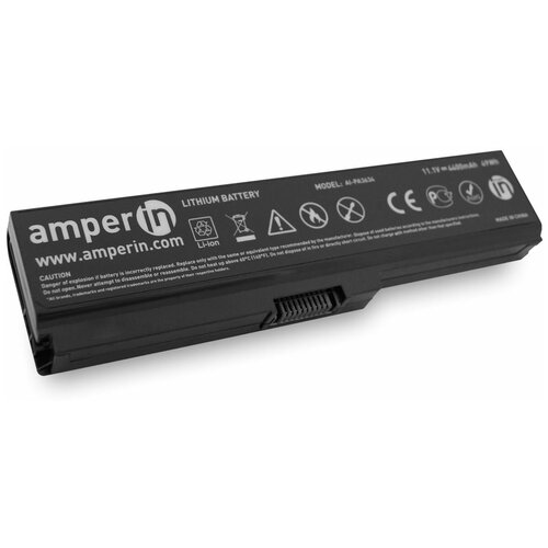 Аккумуляторная батарея Amperin для ноутбука Toshiba Qosmio T550 11.1V (4400mAh)