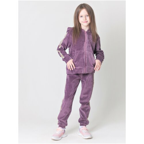 Комплект одежды FUN.TUSA, размер 134, фиолетовый