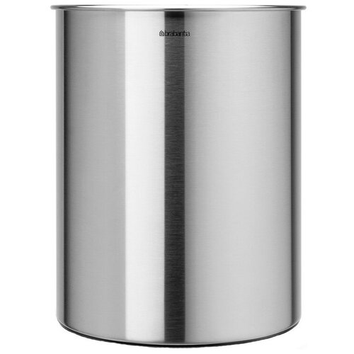 Корзина для бумаг "Brabantia" (матовая сталь), 15 л