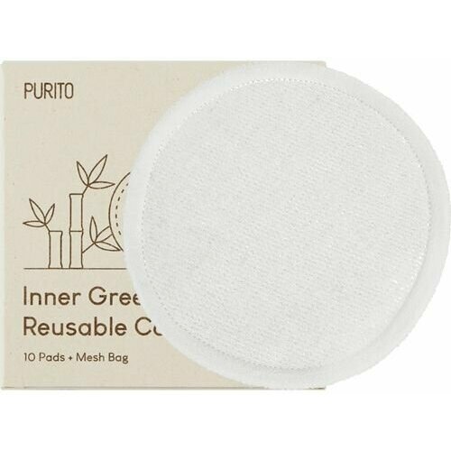 Многоразовые хлопковые диски Purito Inner Green Reusable Cotton Rounds