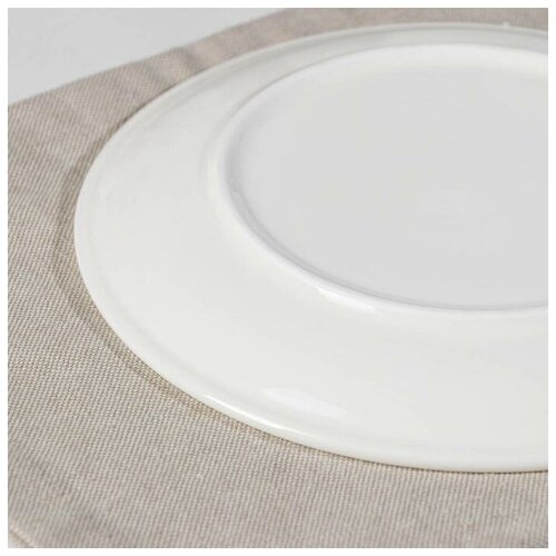 Тарелка обеденная White Label, 20 см, цвет белый (1 шт.)