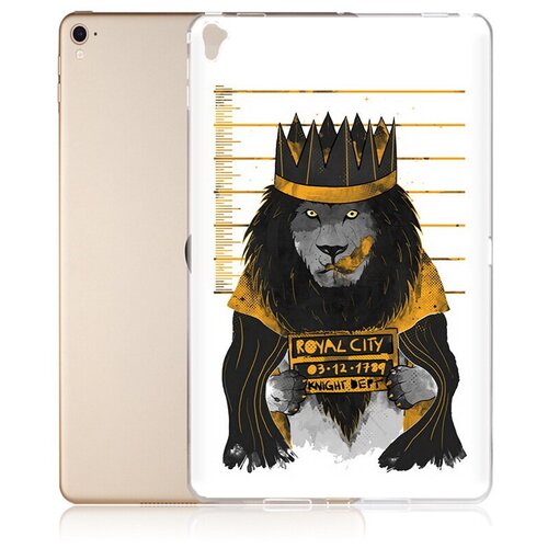 Чехол задняя-панель-накладка-бампер MyPads лев в законе для iPad Pro 2 10.5 A1701/A1709/iPad Air 3 (2019) противоударный
