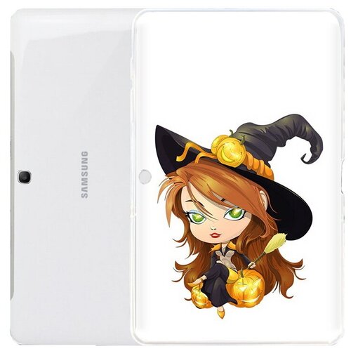 Чехол задняя-панель-накладка-бампер MyPads Ведьмочка для Samsung Galaxy Tab 3 10.1 GT-P5200/P5210/P5220 противоударный