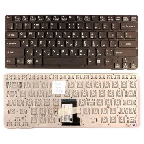 Клавиатура для ноутбука Sony Vaio VPC-CA4E1E/D черная без рамки
