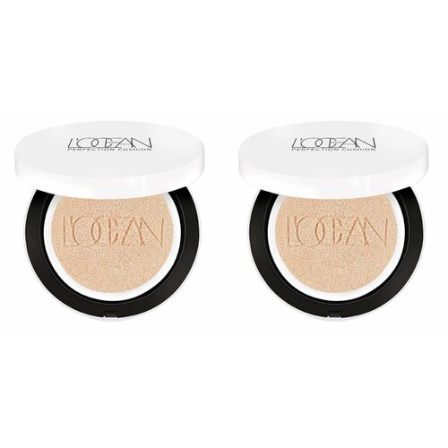 Тональный кушон для лица L’ocean Perfection Cushion Pact SPF50 PA+++ 13 Vanila, 25 г, 2 шт
