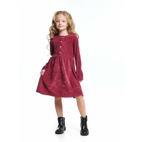 Платье Mini Maxi, размер 146, бордовый