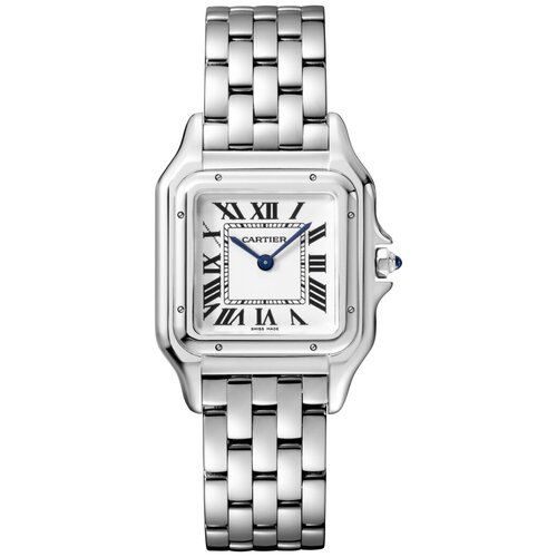 Наручные часы Cartier, белый, серебряный