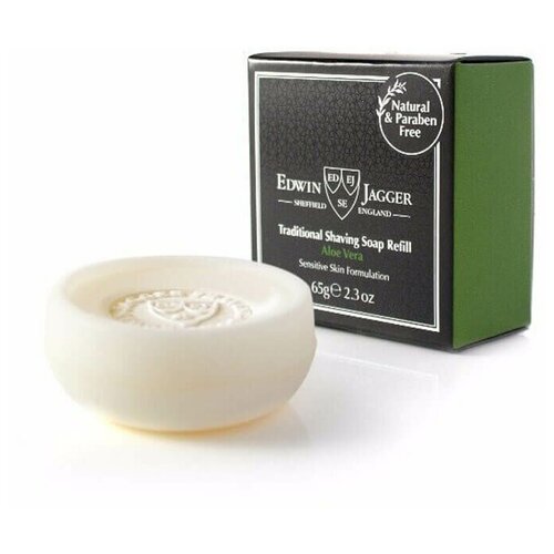 Мыло для бритья Aloe Vera (сменный блок) Edwin Jagger, 65 мл