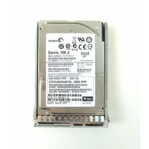 Жесткий диск Sun 390-0323 72Gb SAS 2,5" HDD
