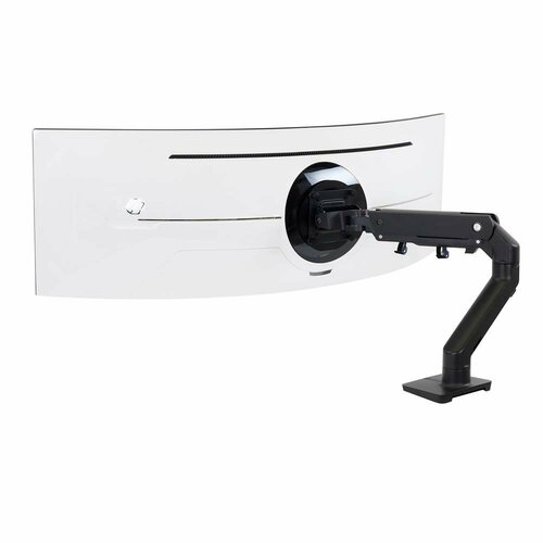 Ergotron 45-647-224 Desk Monitor Arm with HD Pivot (black) для иммерсивных изогнутых экранов 1000R